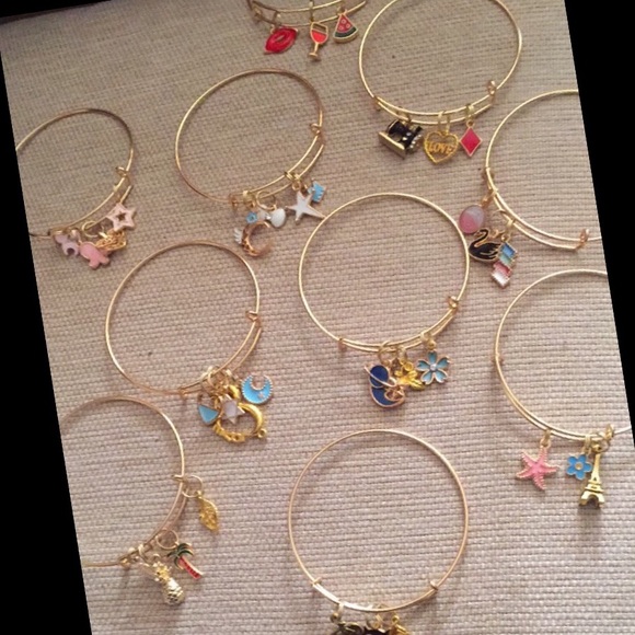 Jewelry | Custom Gold Bangles | Poshmark
